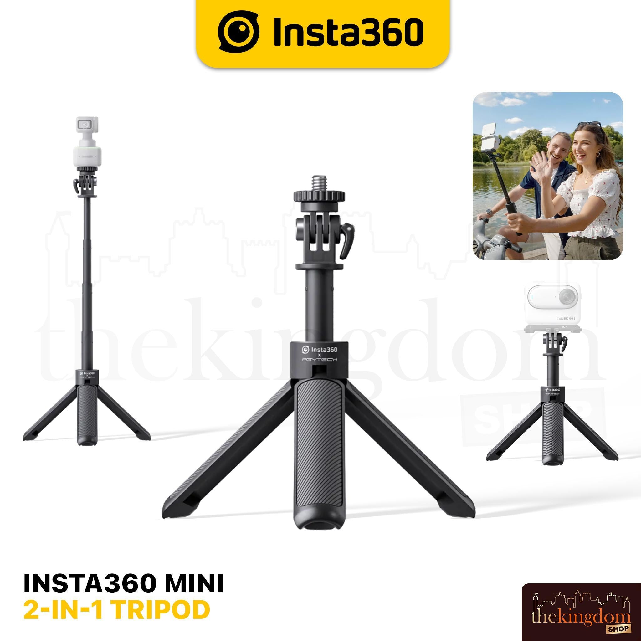 Jual insta 360 mini 2 in 1 tripod di Toko The Kingdom Shop
