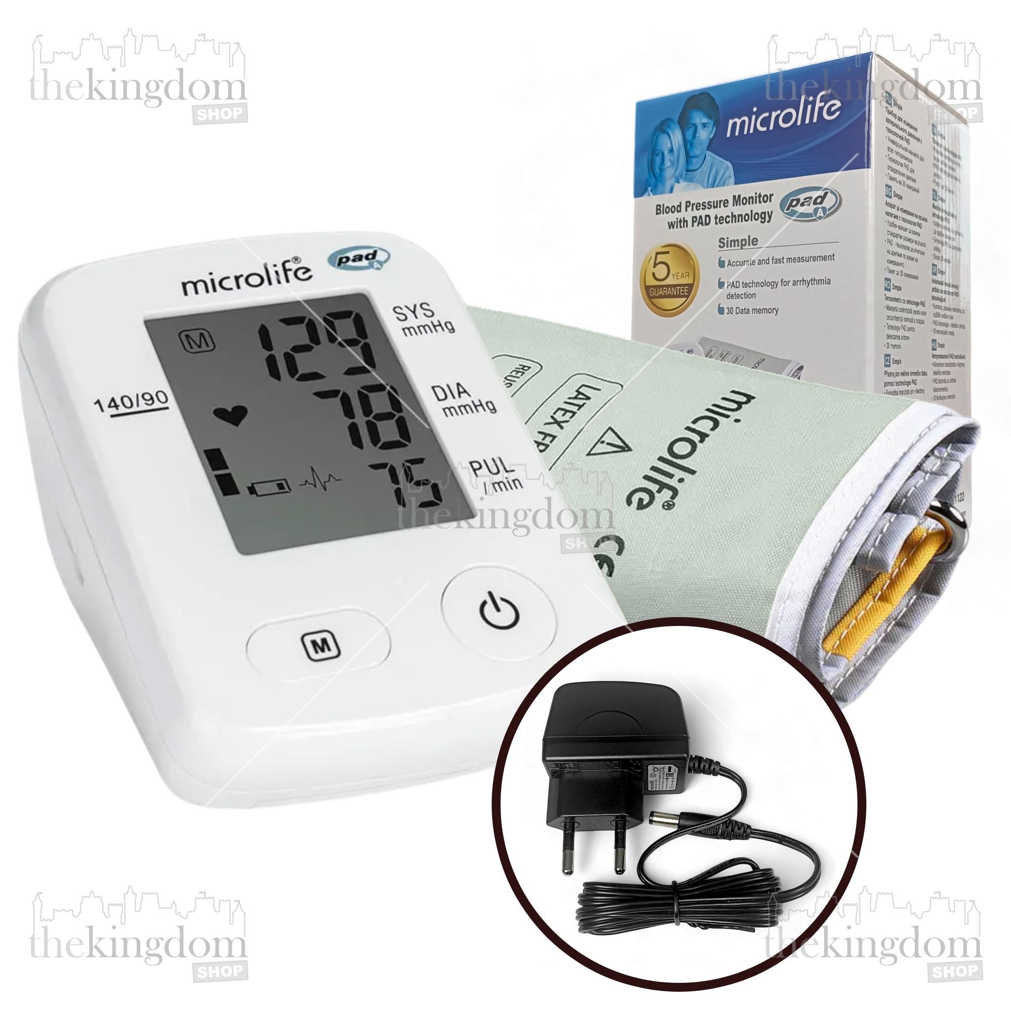 Jual Microlife BP A2 Classic Blood Pressure Monitor w/ Pad Technology ...