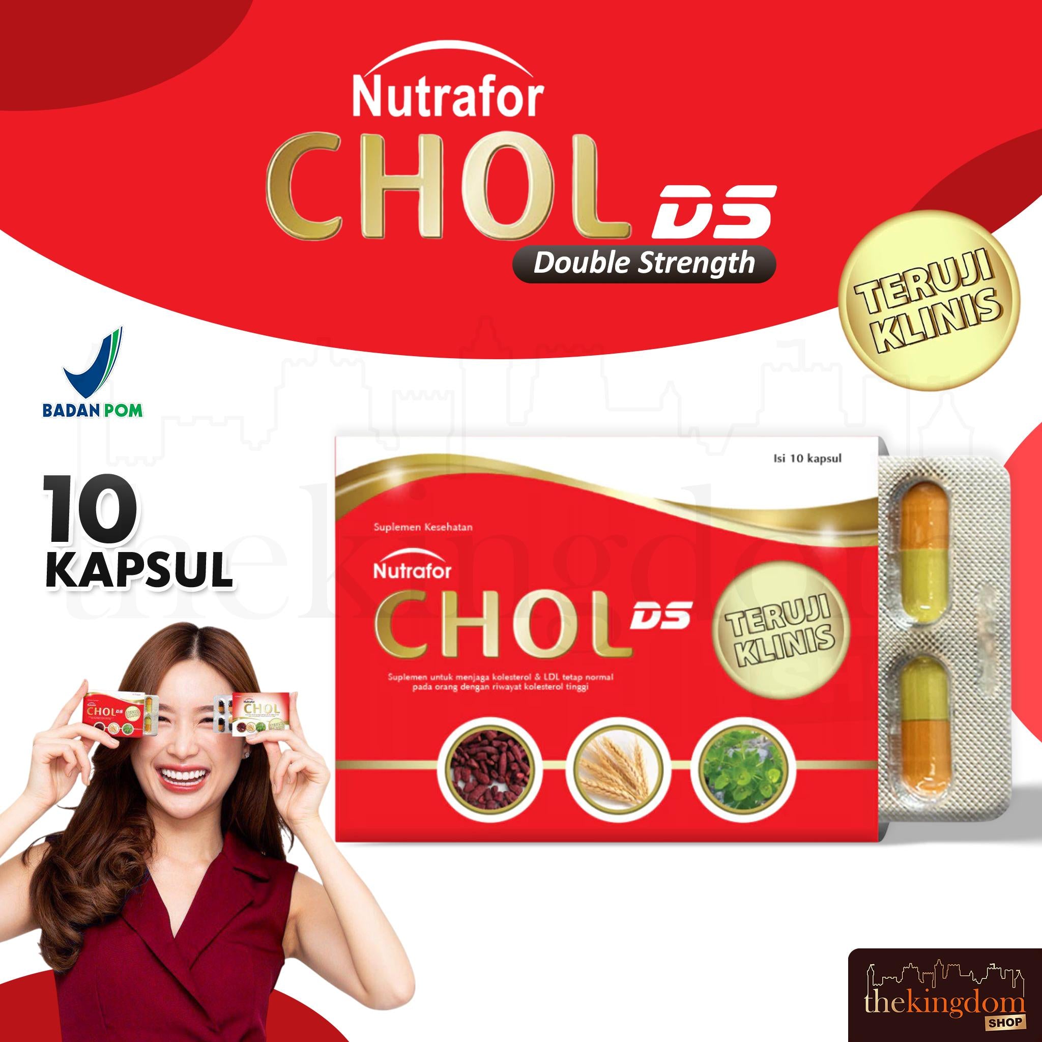 Jual Nutrafor Chol DS /10 Strips di Toko The Kingdom Shop