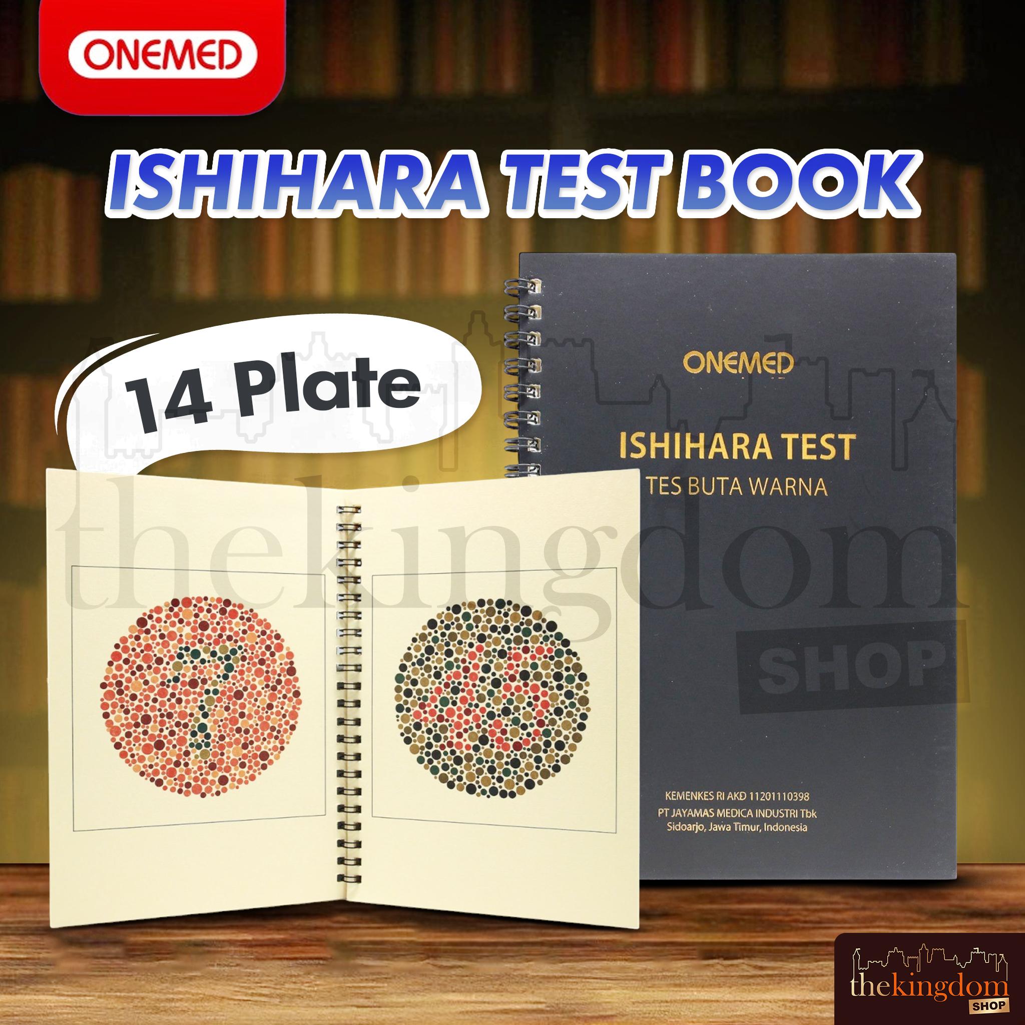 Jual Onemed Ishihara Test Book 14 Plates di Toko The Kingdom Shop