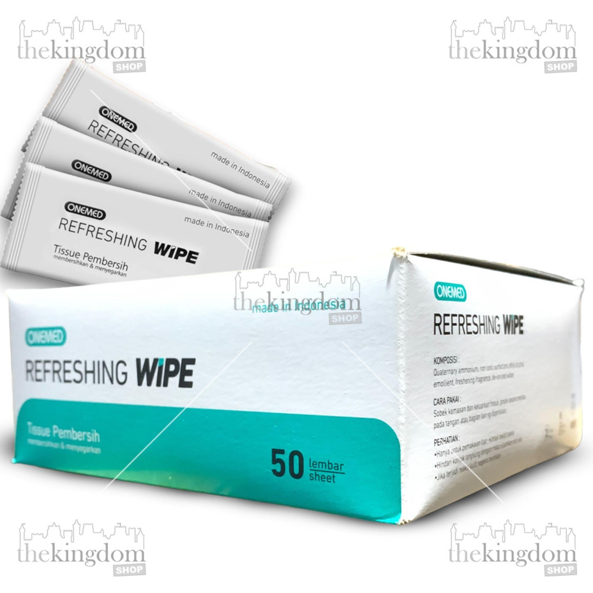 Jual Onemed Refreshing Wipe /50 di Toko The Kingdom Shop