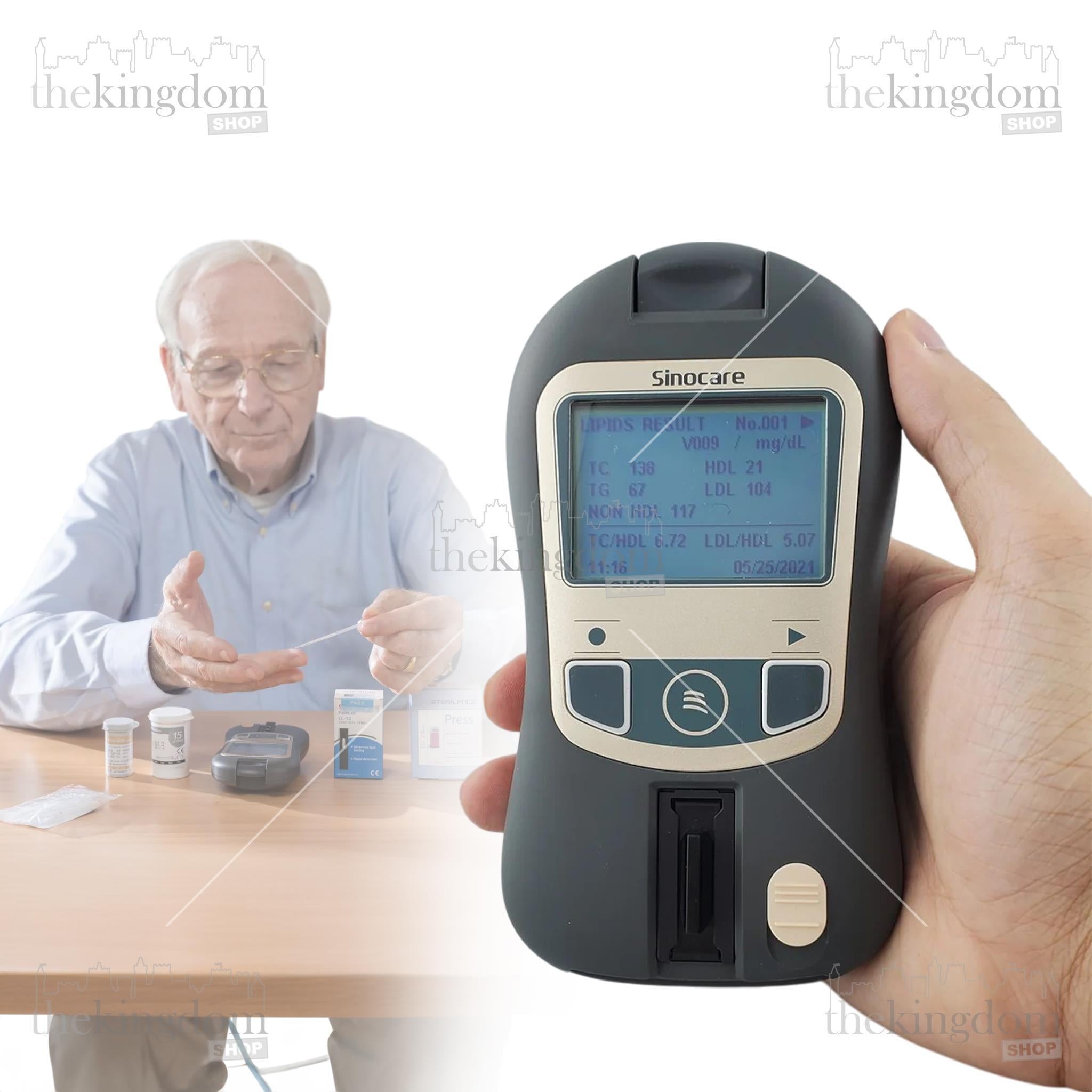 Jual Sinocare PalmLab SLX-120 Lipid and Blood Glucose Analyzer di Toko ...