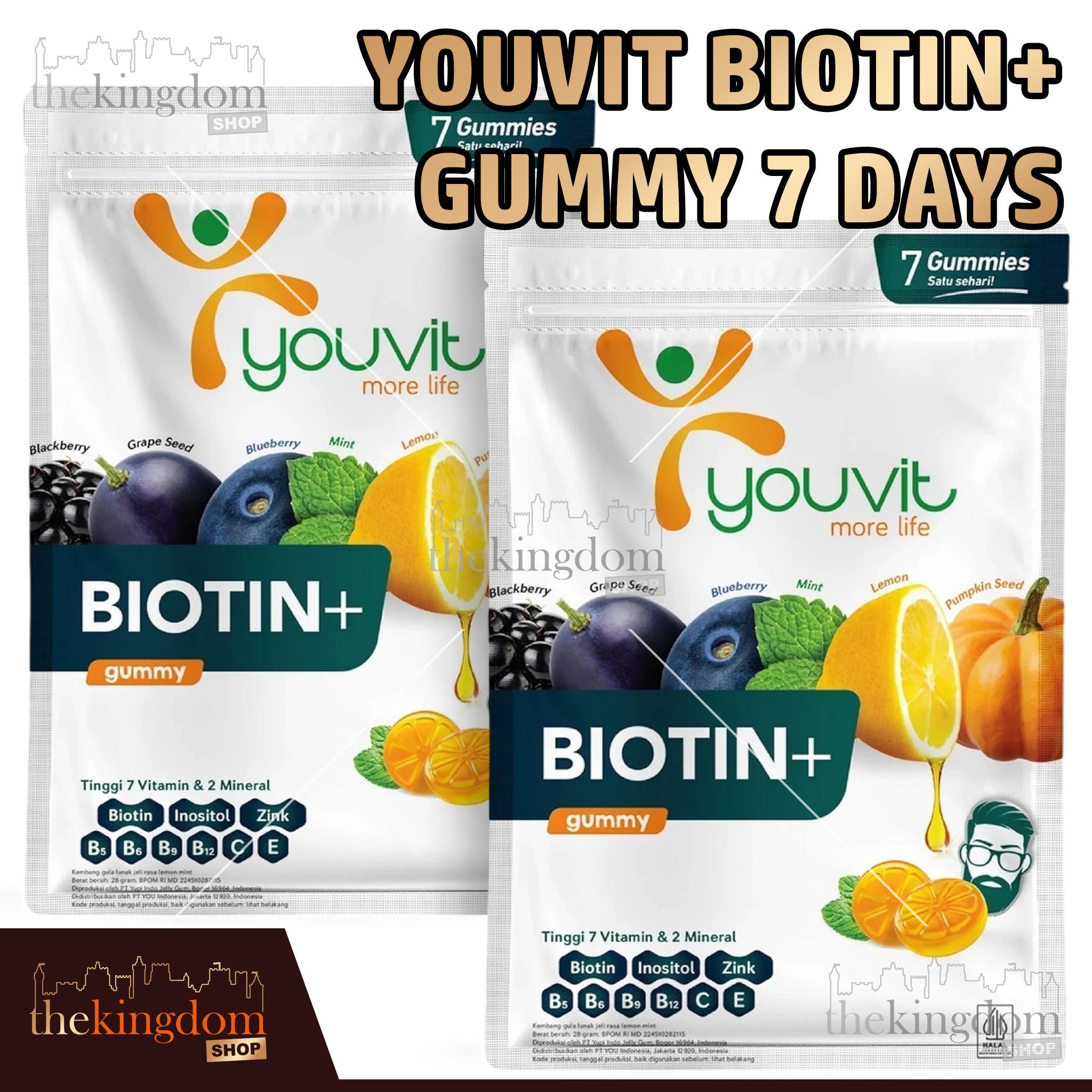 Jual Youvit Biotin+ Gummy 7 Days di Toko The Kingdom Shop
