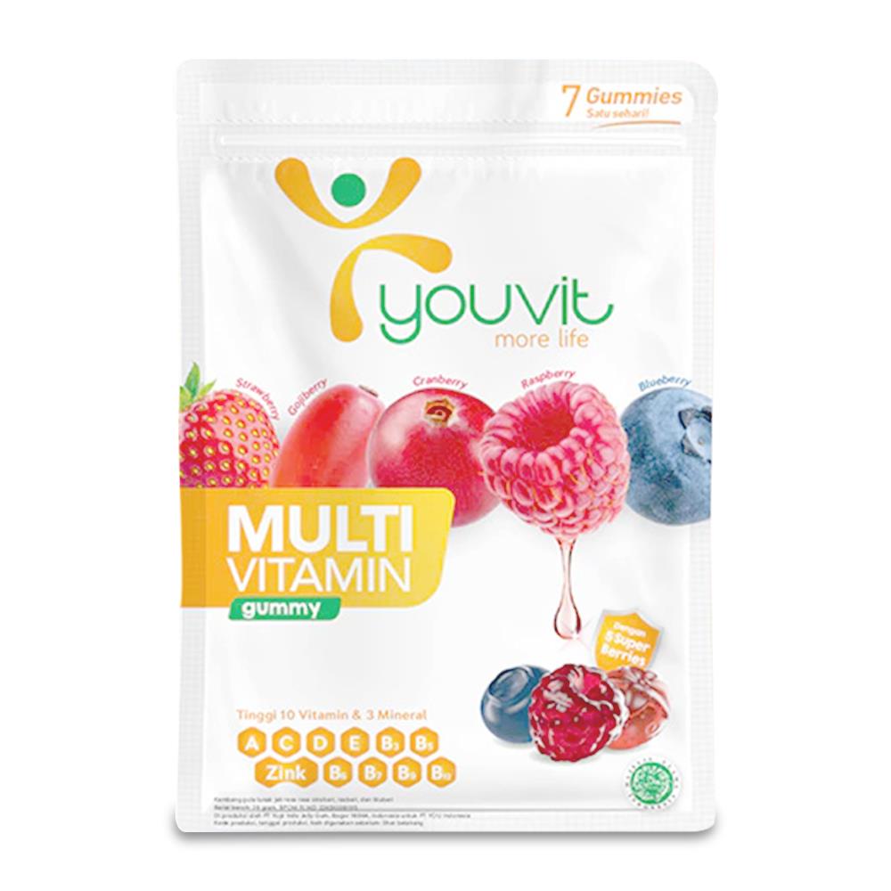 Jual Youvit Multivitamin Gummy 7 Days Adult di Toko The Kingdom Shop