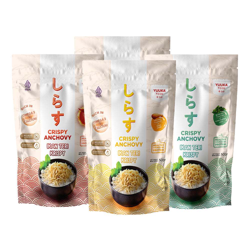 Jual Yuuka Food Crispy Anchovy Ikan Teri Krispi 30g di Toko The Kingdom ...
