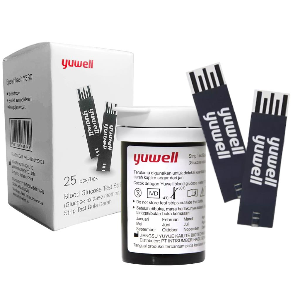 Jual Yuwell Y330 Blood Glucose Test Strip /25 di Toko The Kingdom Shop